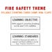Syllable Counting Cards | Fire Safety Week | Firefighter Theme ...
