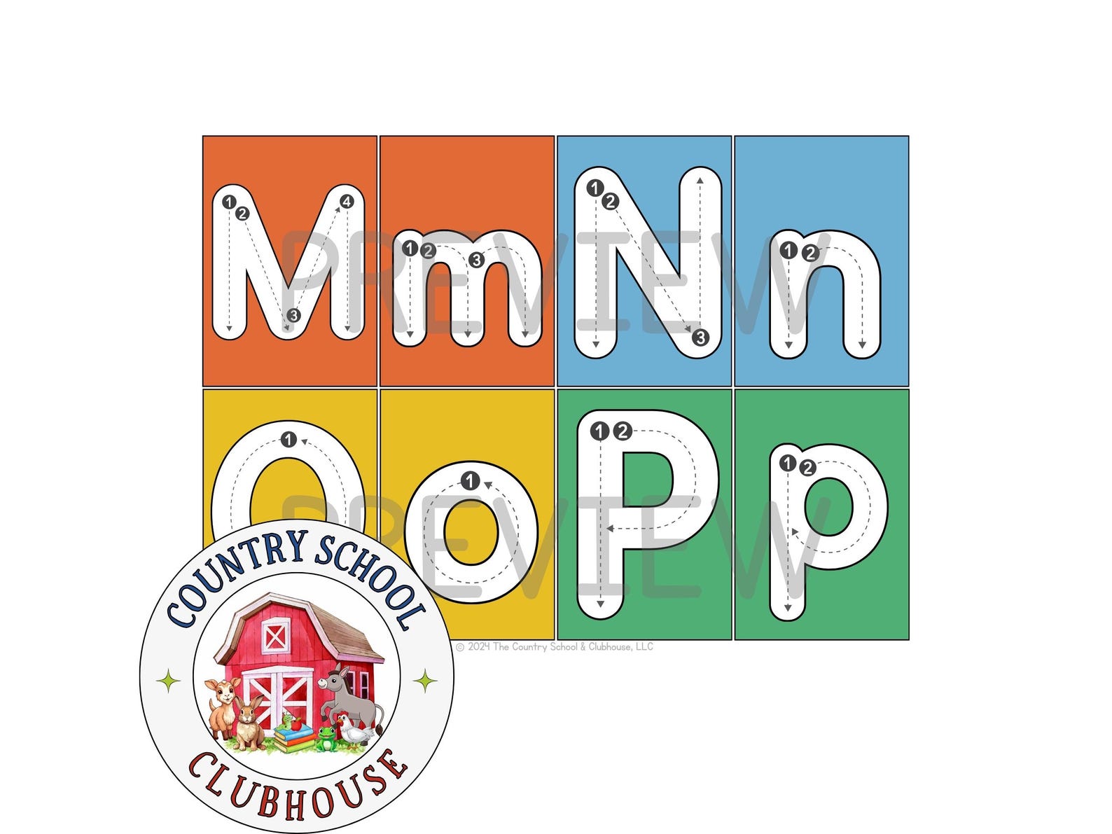 Alphabet ABC Letter Formation Flashcards | Handwriting | Orton ...