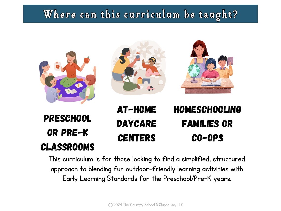 Preschool Curriculum Spring Sample Week | Nature-based Outdoor Learning ...