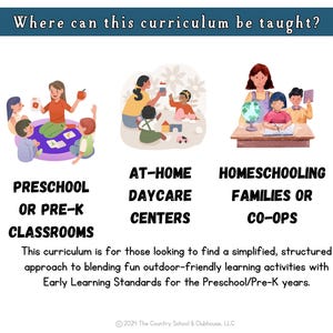 Preschool Curriculum Spring Sample Week | Nature-based Outdoor Learning ...