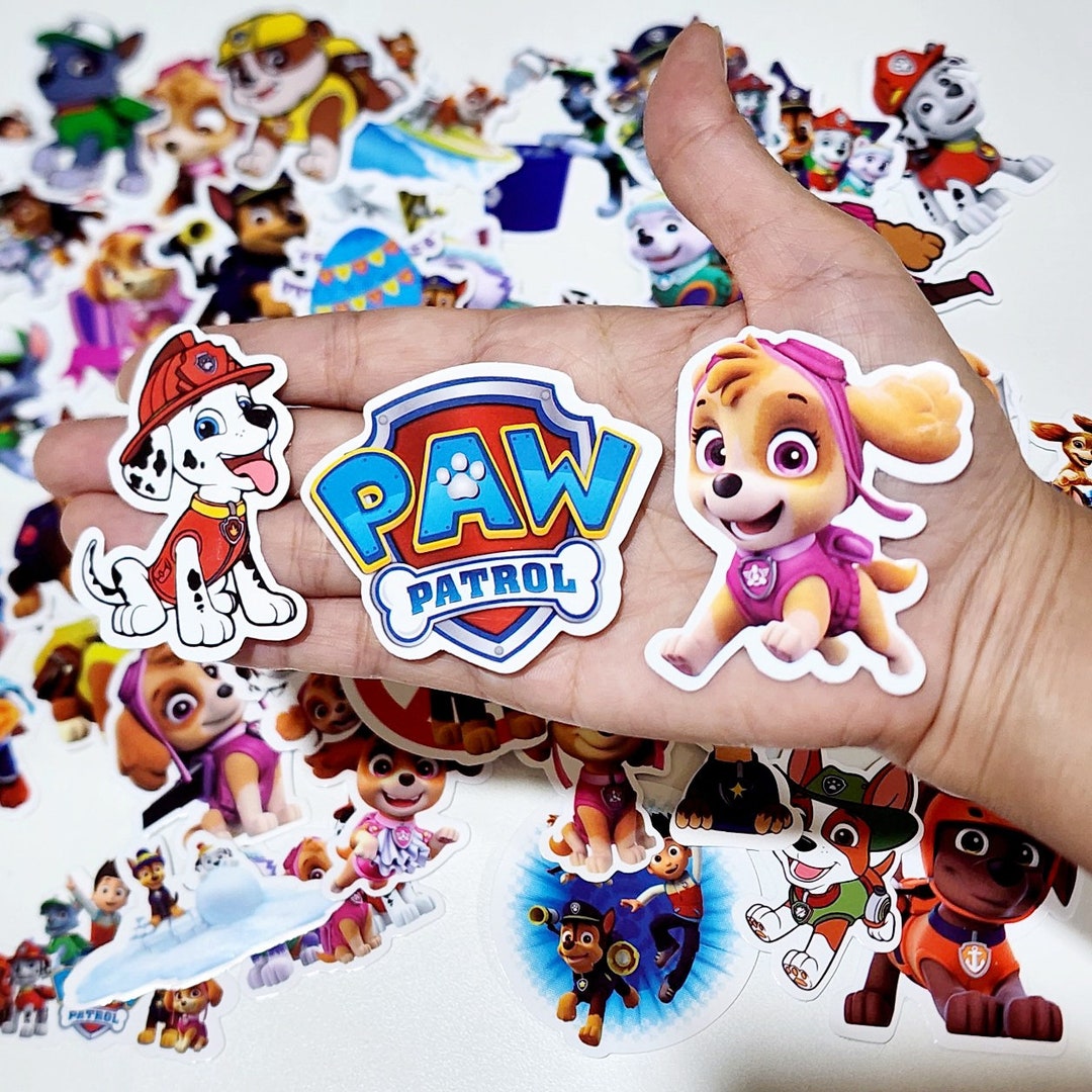 50 Pcs Paw Patrol Stickers, Cute Dogs Stickers, Cartoon for Kids, Kid ...