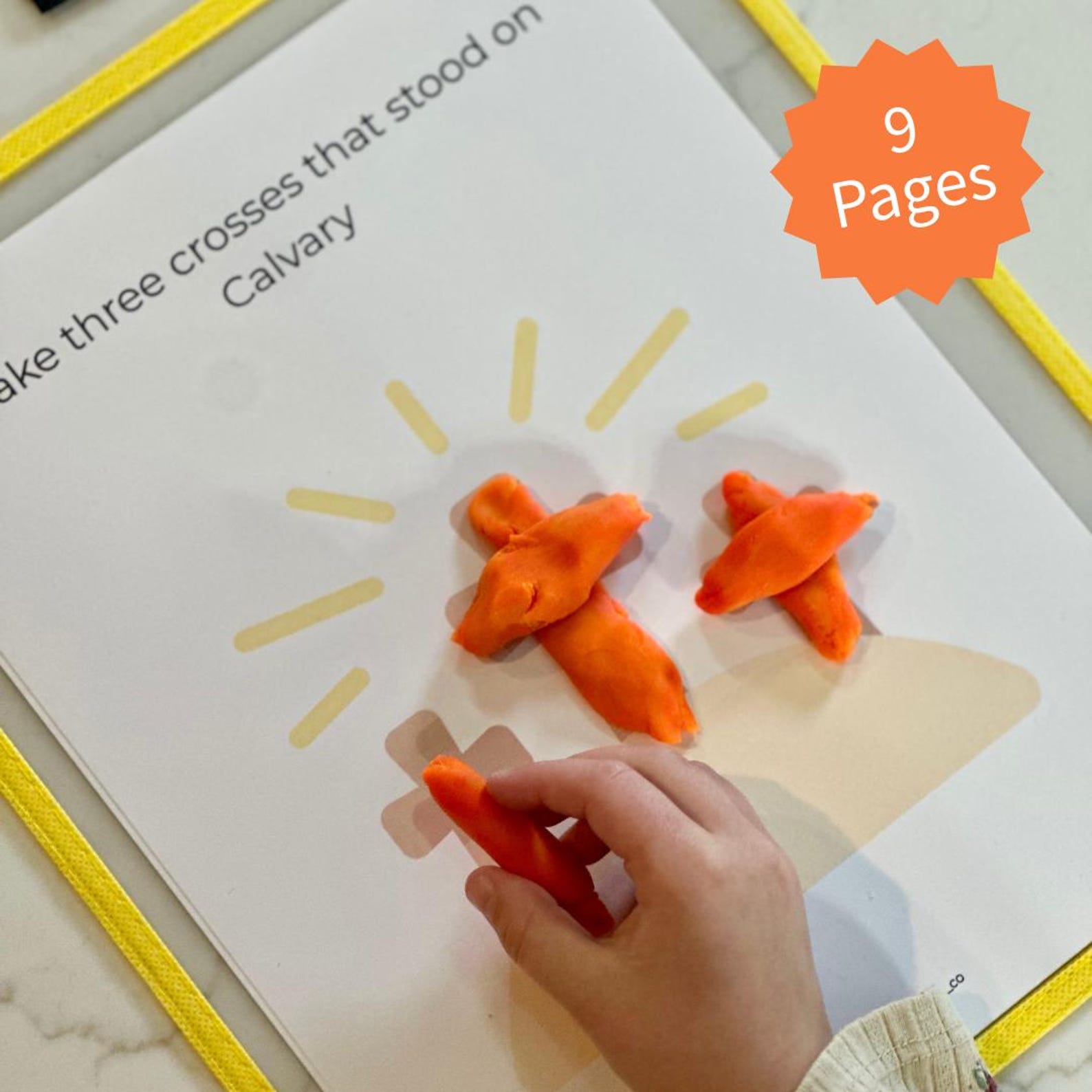 Easter Holy Week Playdoh Mats – Printable Christian Activity for Kids ...