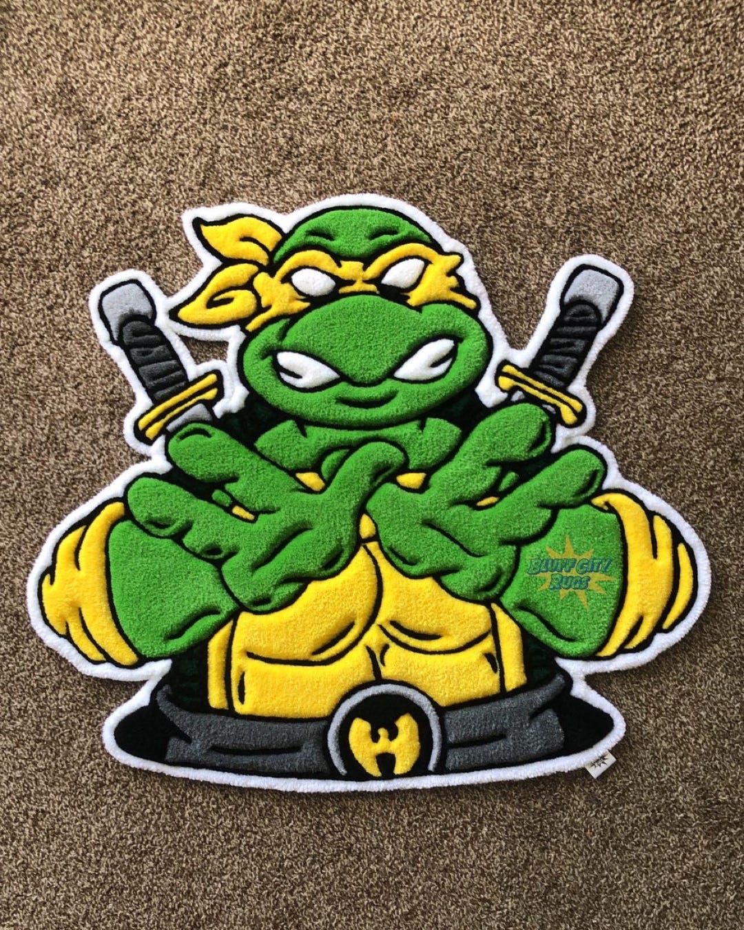 Wu-tang Ninja Turtle Rug - Etsy