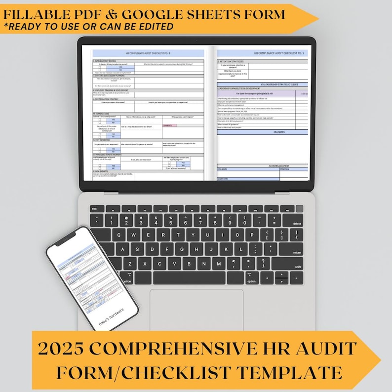 Comprehensive HR Audit Checklist: Essential Template for Internal HR ...
