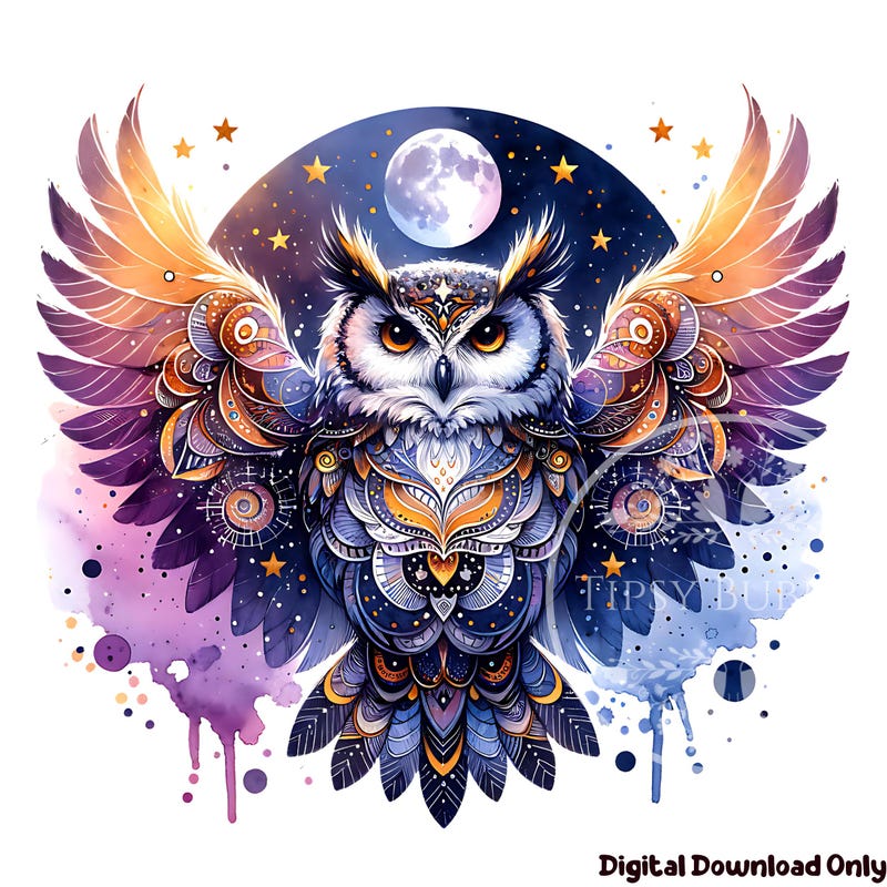 Owl and Moon Shirts - Etsy