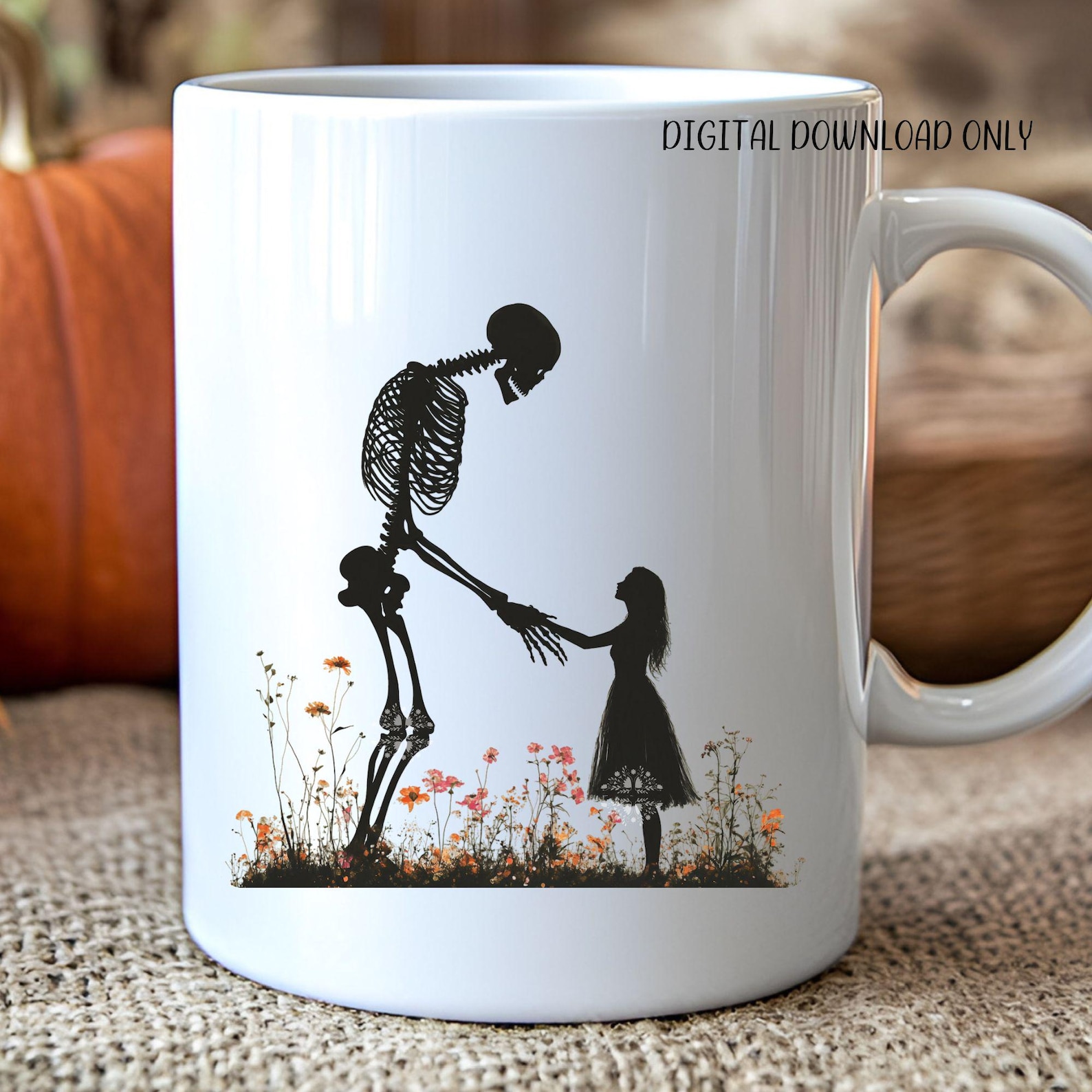 Giant Skeleton PNG Files, Skeleton Shirt Design, Skelly PNG, Floral ...