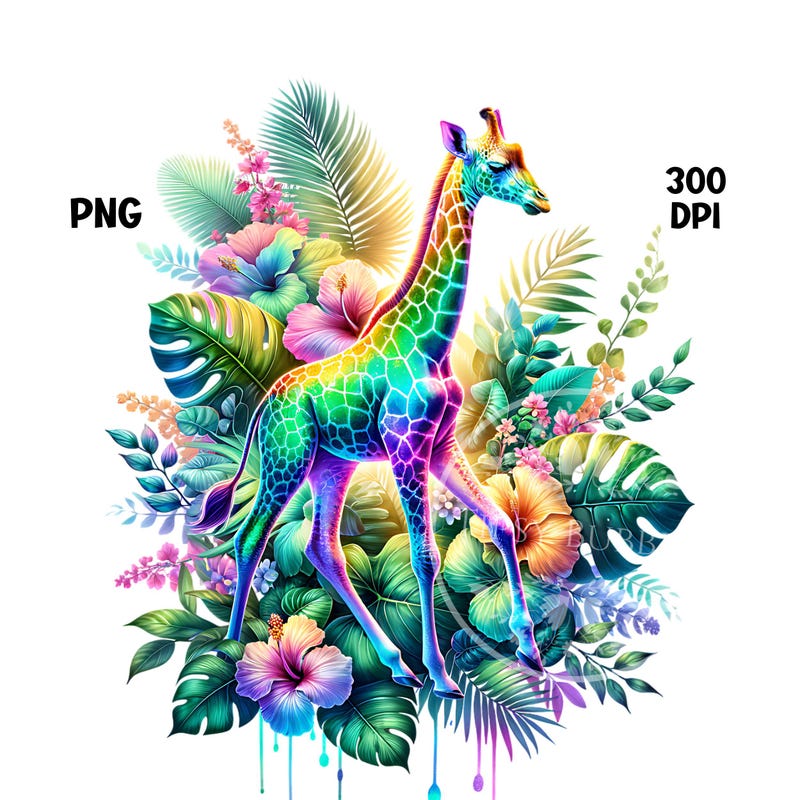 Giraffe Print - Etsy