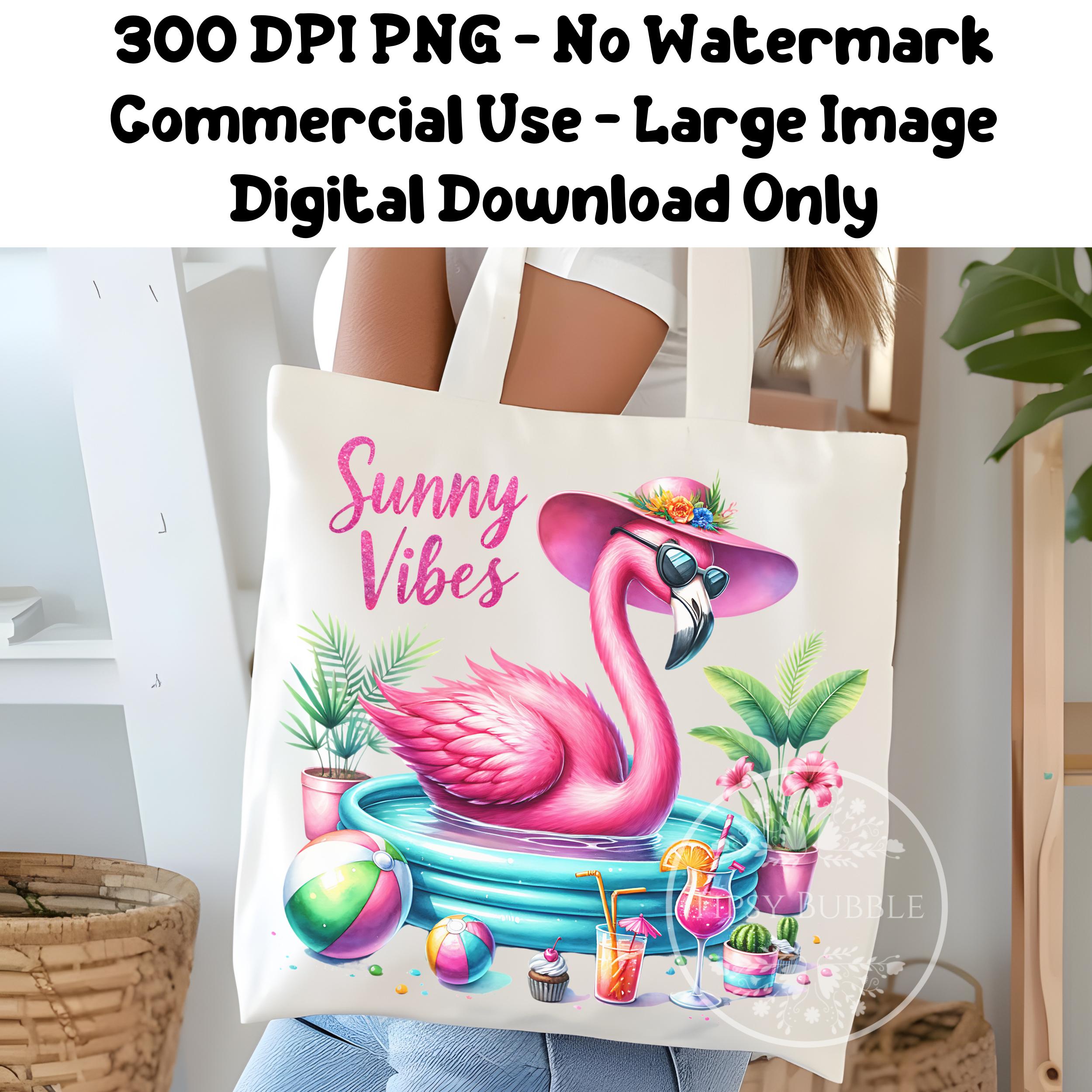 Tropical Flamingo PNG, Tropical Summer PNG, Summer Sublimation Files ...