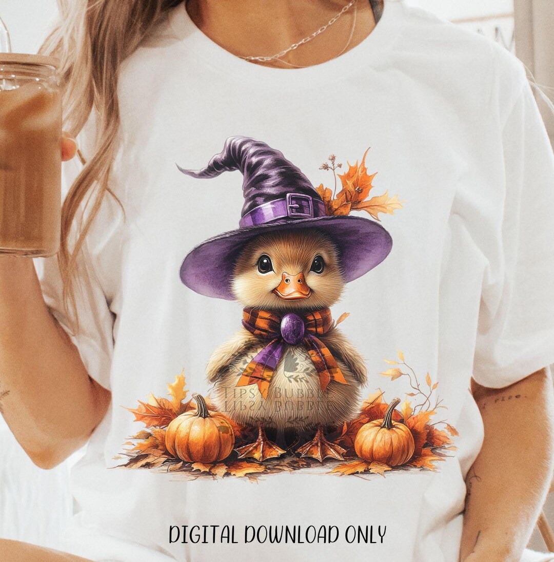 Halloween Duck PNG, Spooky Duck, Ghost Duck, Duck Lover PNG, Trick or ...