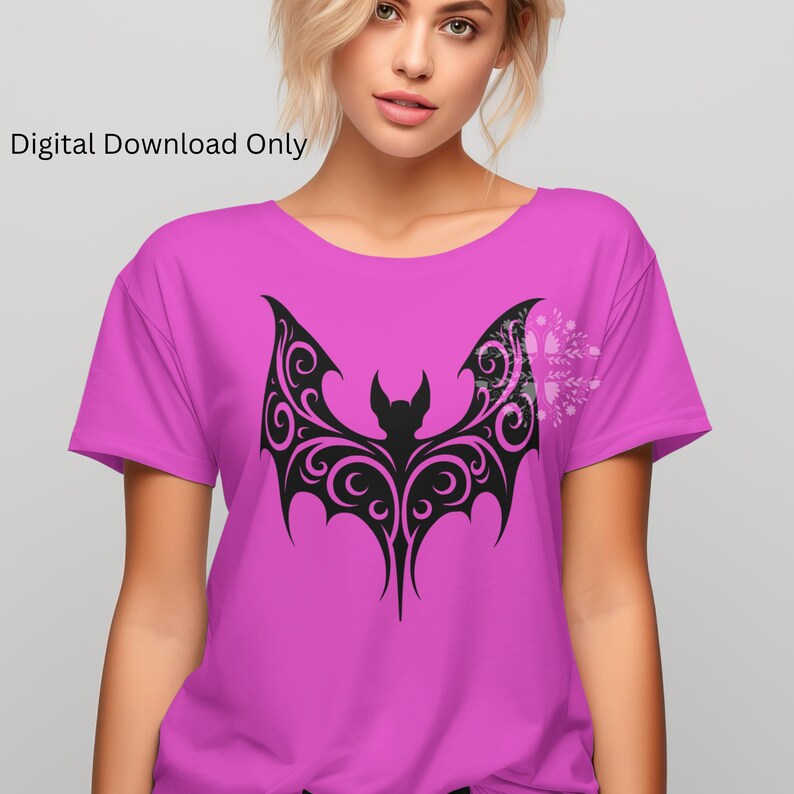 Spooky Bat SVG Cut File Bat Pattern Bat SVG Bundle Bat Outline Floral ...