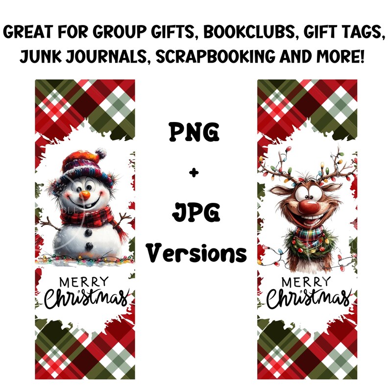 Funny Christmas Bookmark Printables, Quirky Christmas, Christmas ...