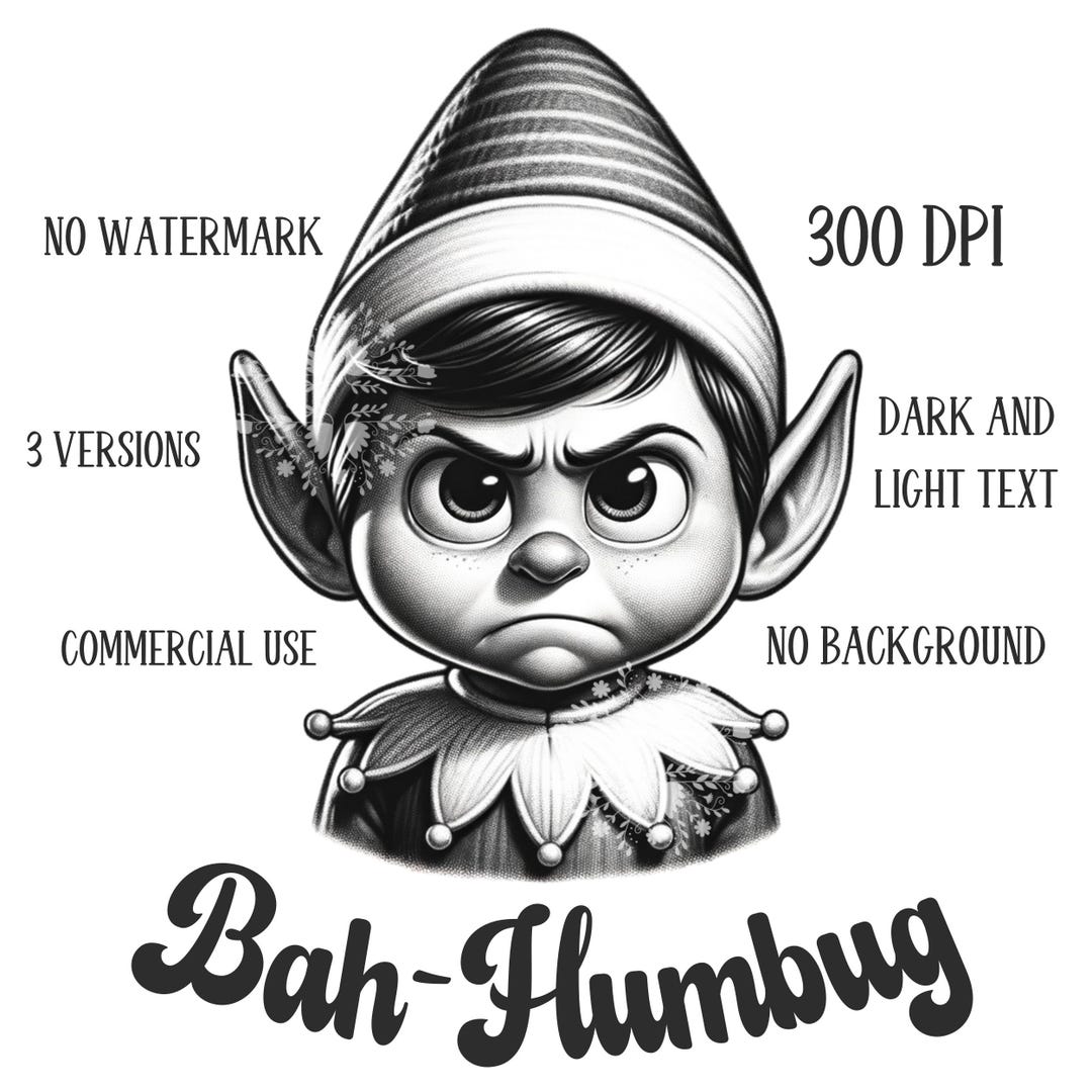 Grumpy Christmas Elf PNG Grumpy Elf PNG Christmas Elf Clipart Grumpy ...