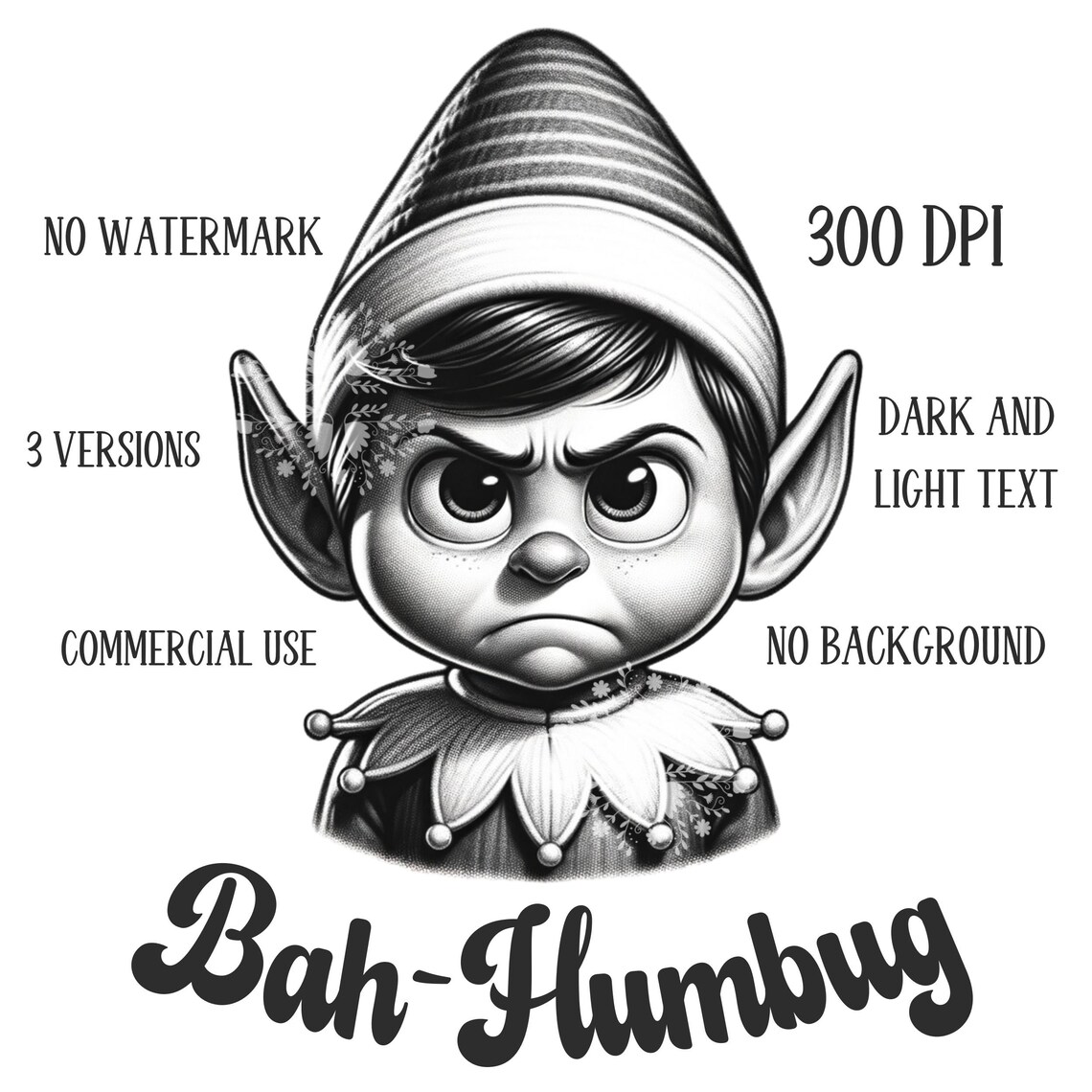 Grumpy Christmas Elf PNG Grumpy Elf PNG Christmas Elf Clipart Grumpy ...