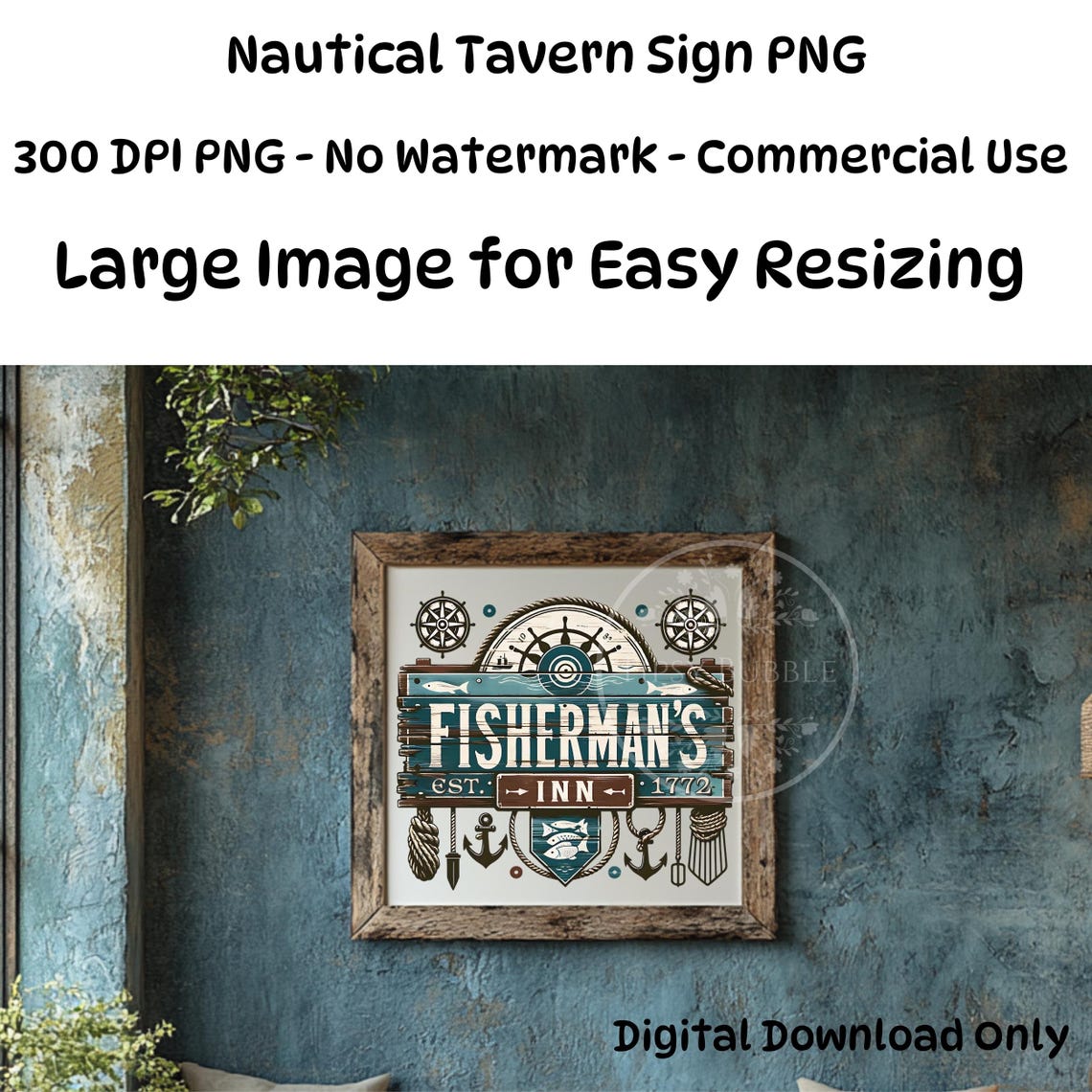 Vintage Tavern Bar Sign PNG, Sublimation File, Fisherman Clipart, Retro ...