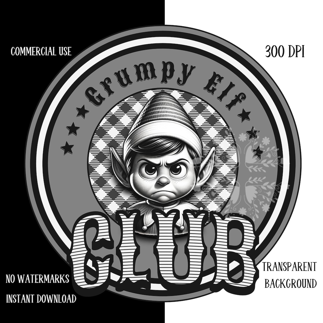 Grumpy Christmas Elf PNG Grumpy Elf PNG Christmas Elf Clipart Grumpy ...