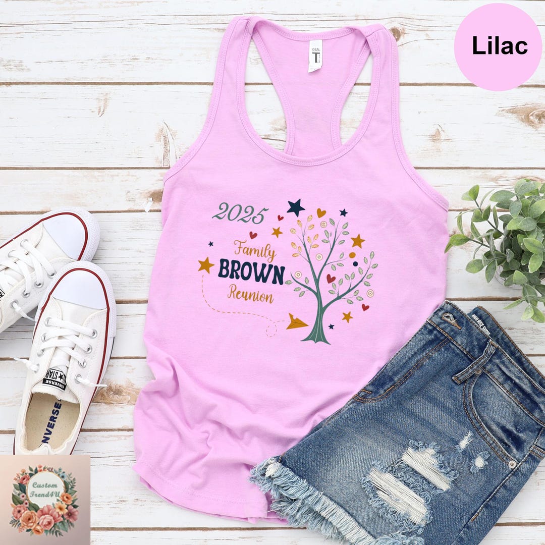 Custom Family Reunion 2025 Tank Top,family Trip Tank Top,summer 2025 ...