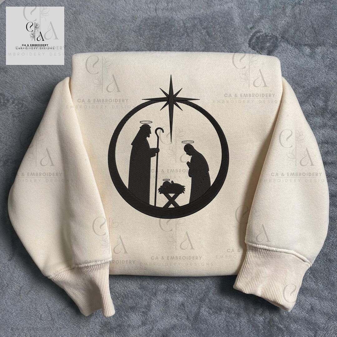 Nativity Scene Machine Embroidery Designs,christmas Embroidery Designs ...