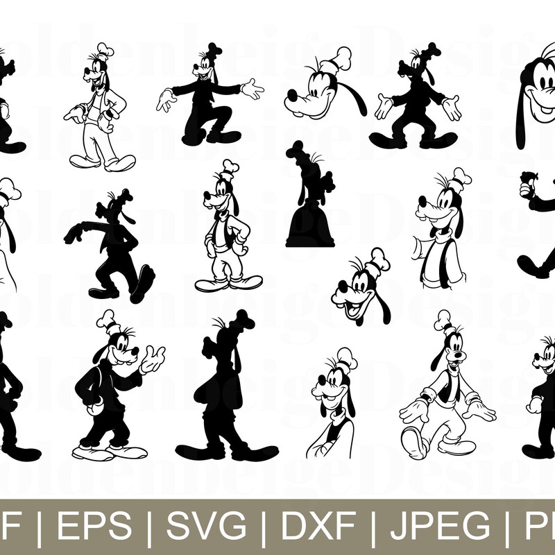 Goofy Svg - Etsy
