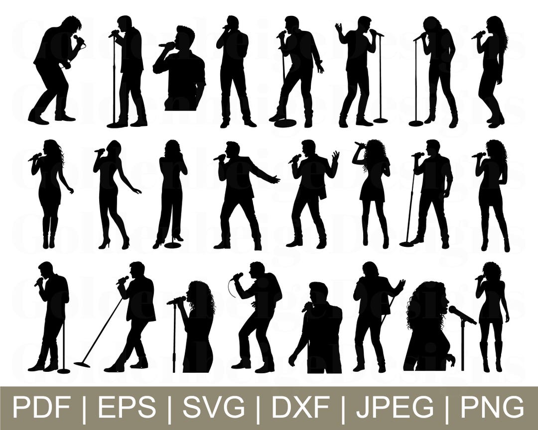 Singer Svg, Singer Silhouette, Singer Cut File, Singer Cricut, Singer ...