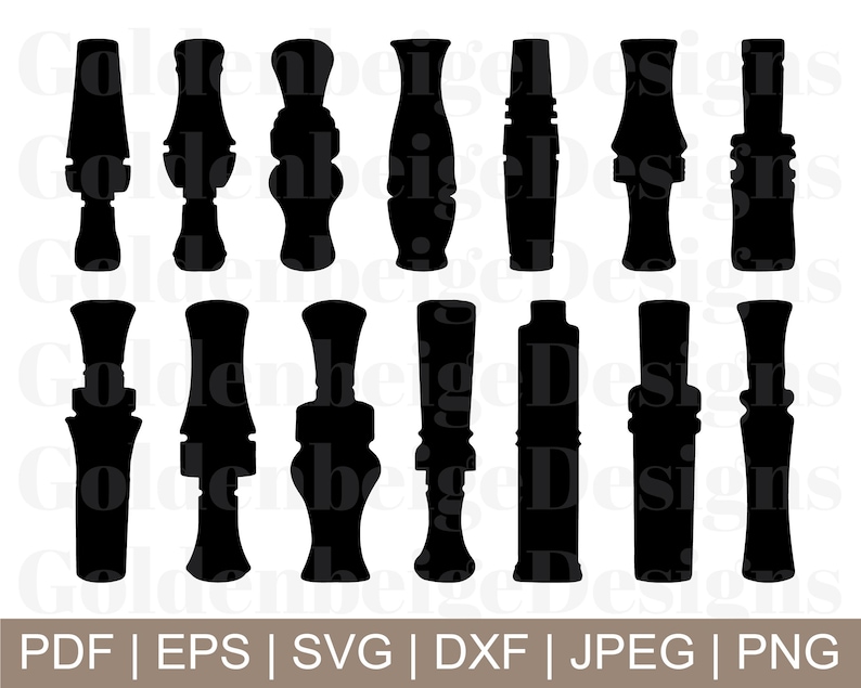 Duck Call Svg, Duck Call Vector, Duck Call Silhouette, Duck Hunting ...