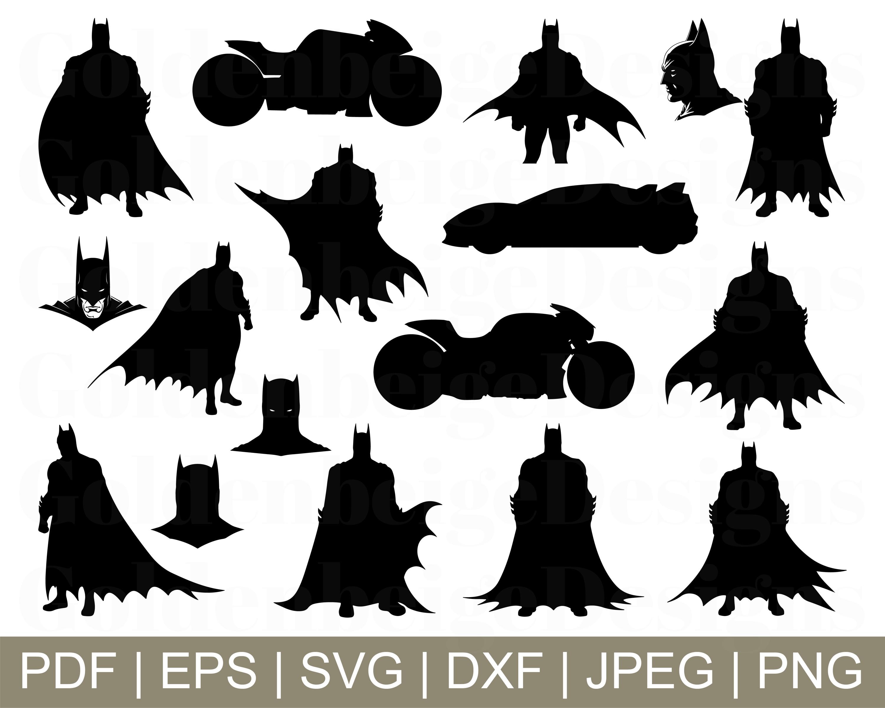 Batman Svg, Batman Silhouette, Batman Cut File, Batman Cricut, Batman ...