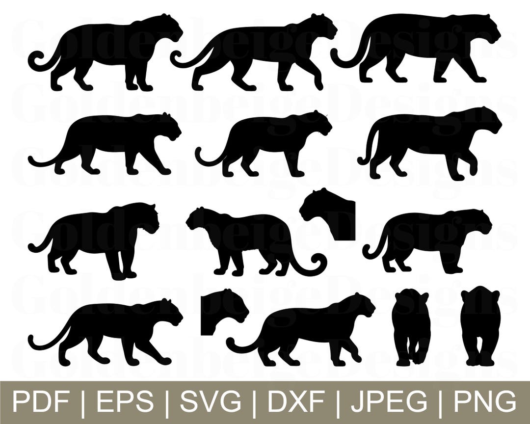 Jaguar Svg, Jaguar Vector, Jaguar Silhouette, Jaguar Cut File, Jaguar ...