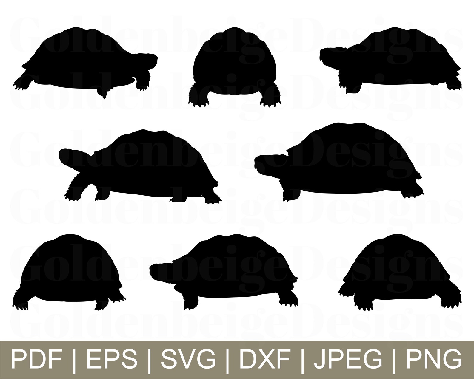 Tortoise Svg, Tortoise Cut File, Tortoise Silhouette, Tortoise Cricut ...
