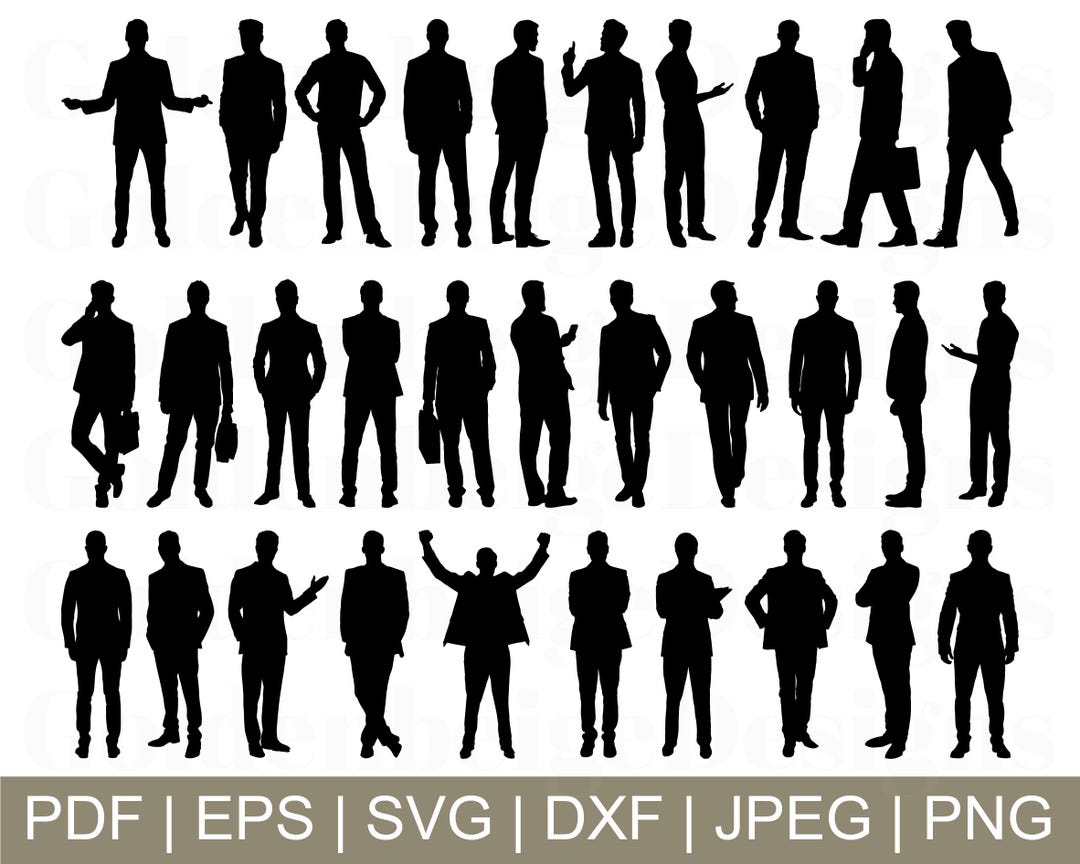 Business Persons Svg, Business Persons Vector, Business Persons ...