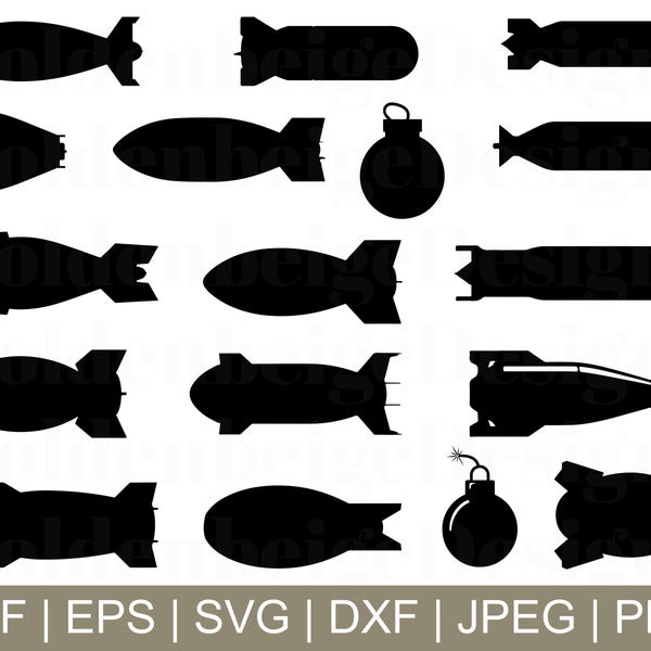 Bomb Svg - Etsy