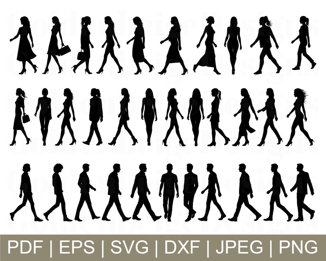 Models Svg, Models Cut File, Models Silhouette, Female Model Vector ...
