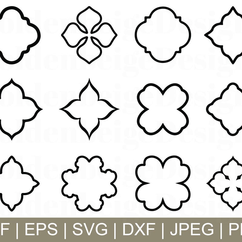 Quatrefoil Pattern - Etsy