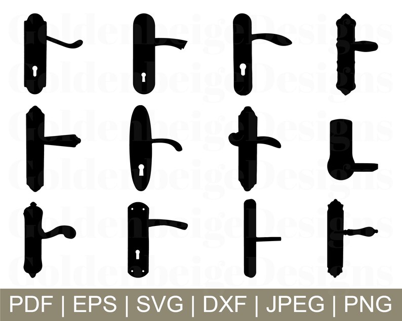 Door Locks Svg, Door Locks Vector, Door Locks Silhouette, Door Locks ...