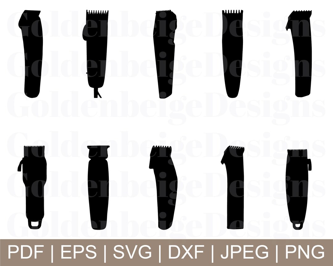 Hair Clipper Svg, Hair Clipper Vector, Hair Clipper Silhouette, Hair ...