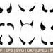 Devil Horns Svg, Devil Horns Vector, Devil Horns Silhouette, Devil ...