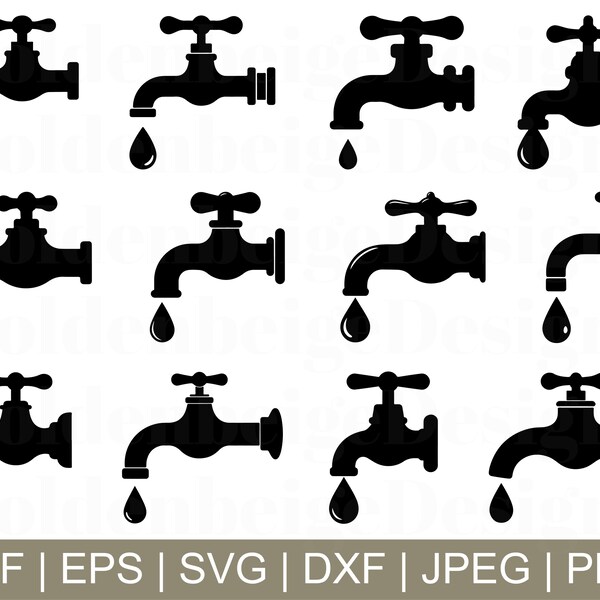Faucet Svg - Etsy