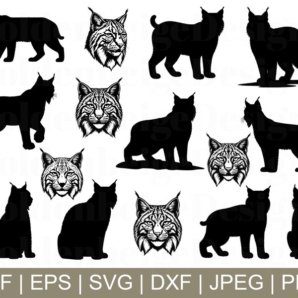 Bobcat Svg - Etsy