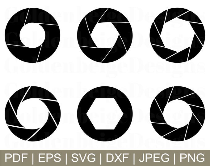 Aperture Svg Clip Art, Photography Vector Image, Aperture Png Image ...