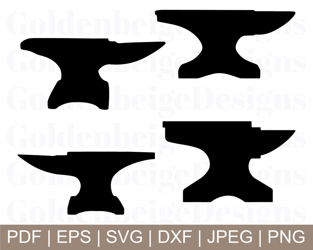 Anvil Svg, Anvil Vector, Anvil Silhouette, Anvil Dxf, Jpeg, Png - Etsy