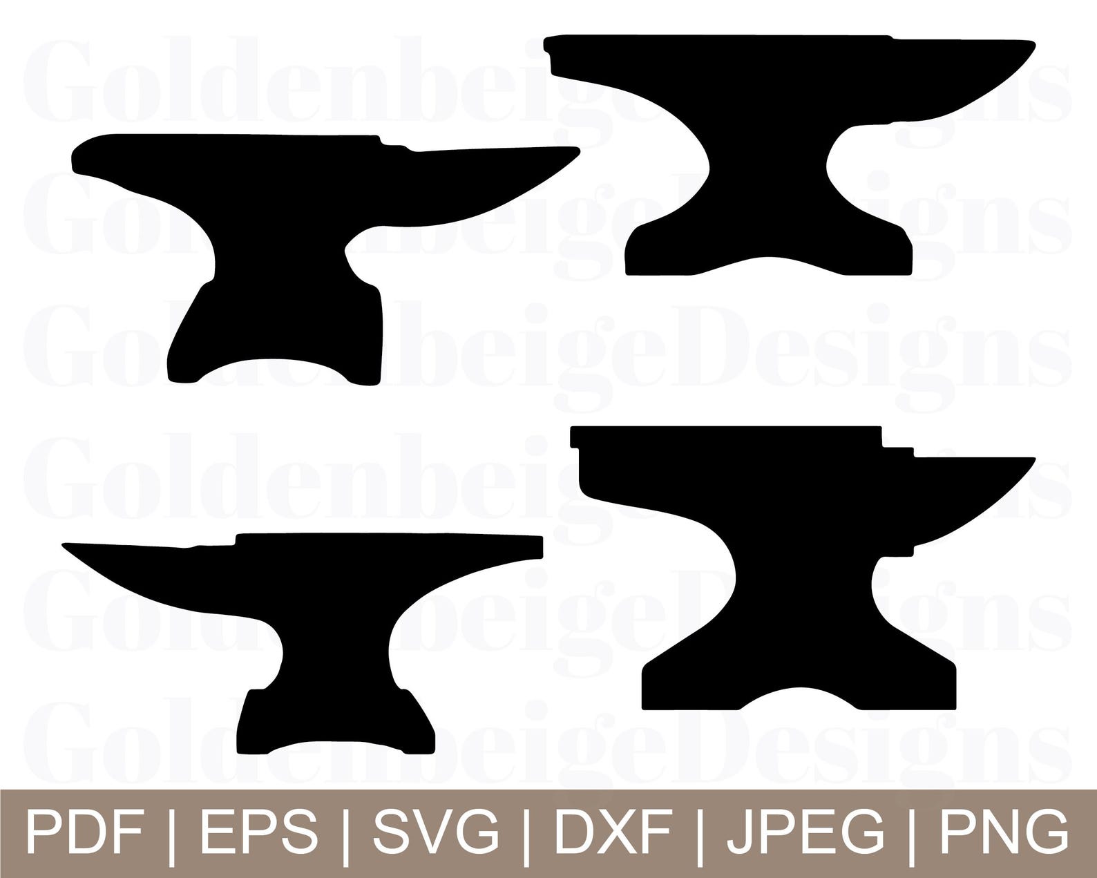 Anvil Svg, Anvil Vector, Anvil Silhouette, Anvil Dxf, Jpeg, Png - Etsy