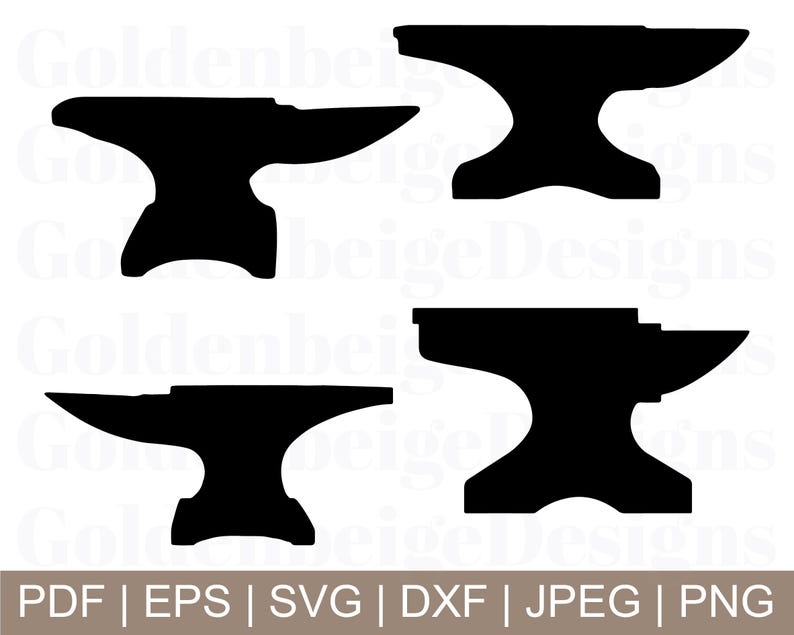Anvil Svg, Anvil Vector, Anvil Silhouette, Anvil Dxf, Jpeg, Png - Etsy