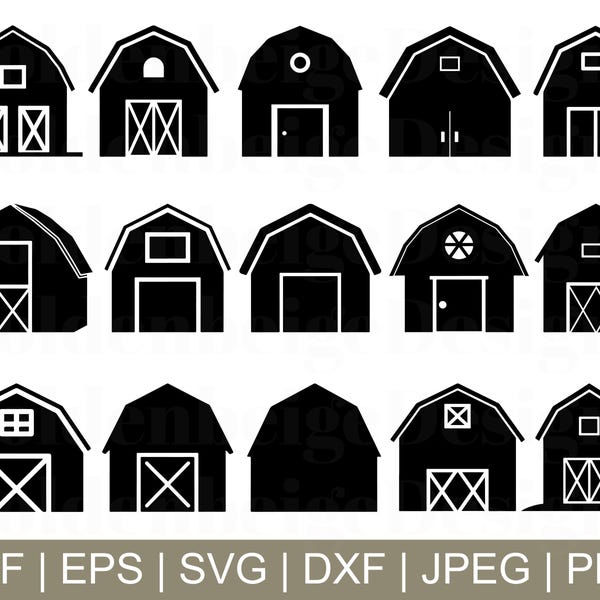 Barn Silhouette - Etsy