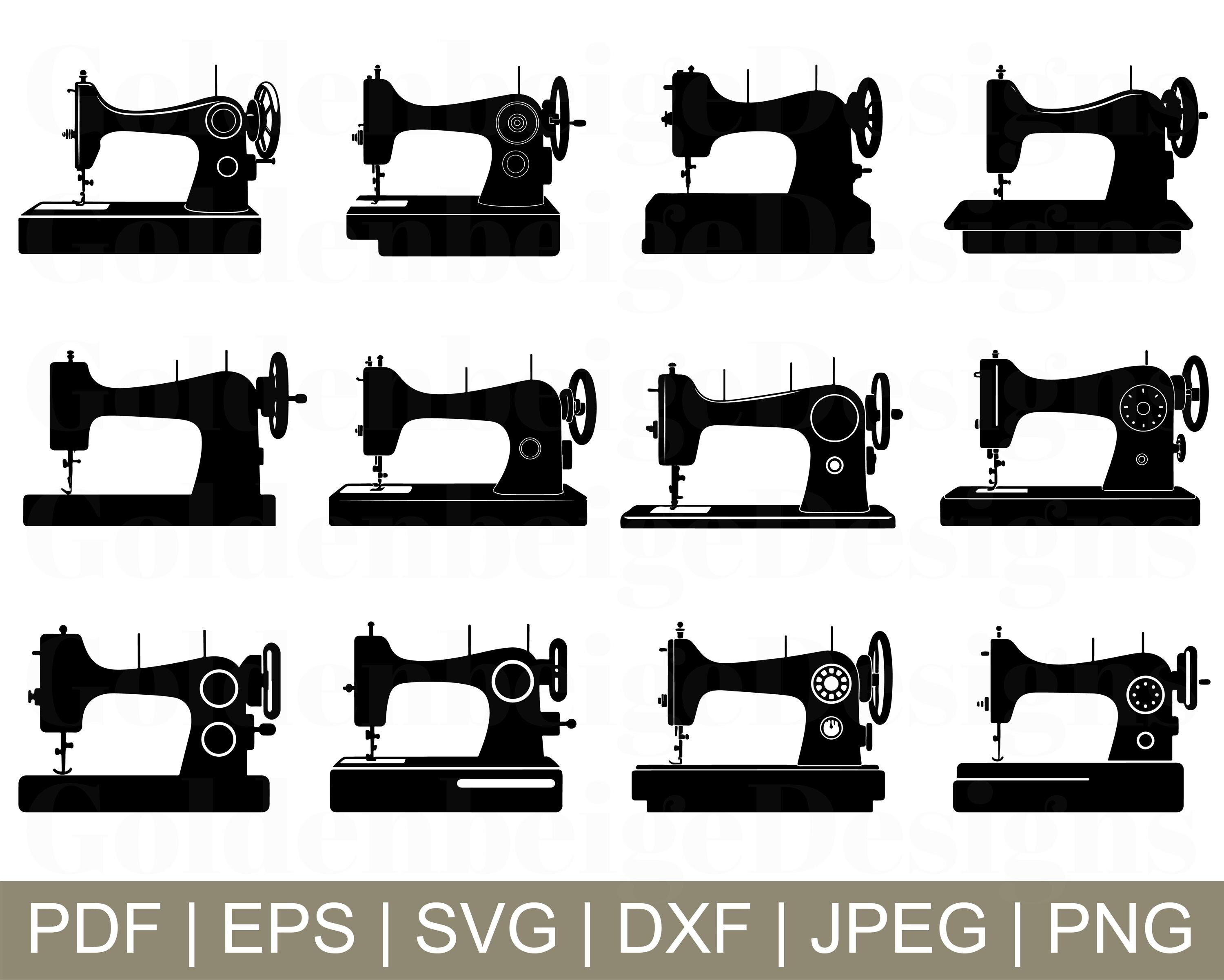 Sewing Machine Svg, Sewing Machine Cut File, Sewing Machine Cricut ...