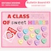 A Class Full of Sweethearts Valentine's Day Bulletin Board Kit Editable ...
