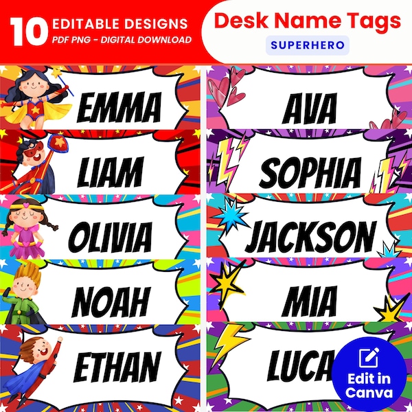 Superhero Classroom - Etsy