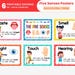 Educational Theme Five Senses Posters Printable Prek 5 Senses Grounding ...