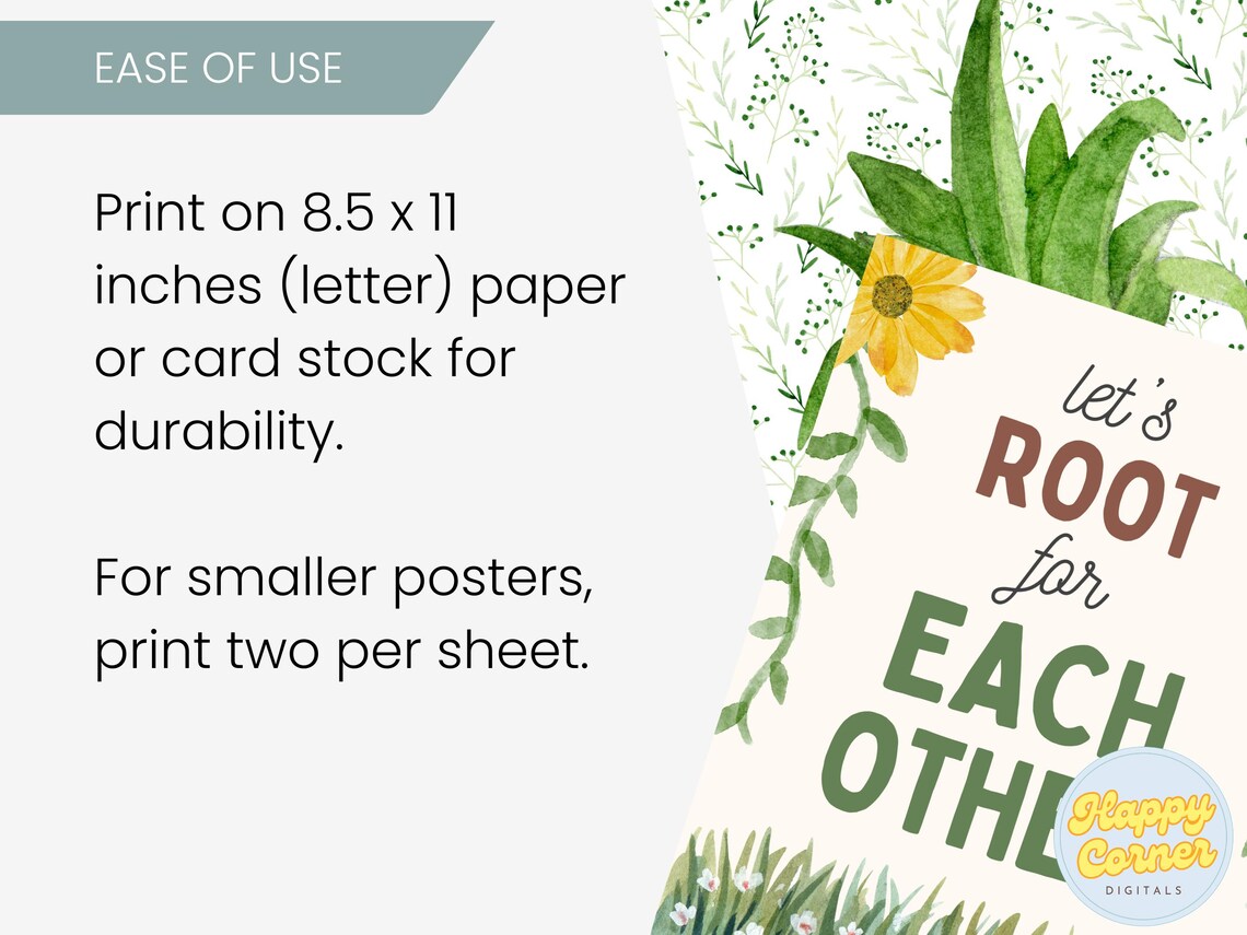 Classroom Posters Plants Botanical Nature Display Posters for Classroom ...