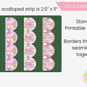Coquette Bookish Bulletin Board Borders Display Printable Books and ...