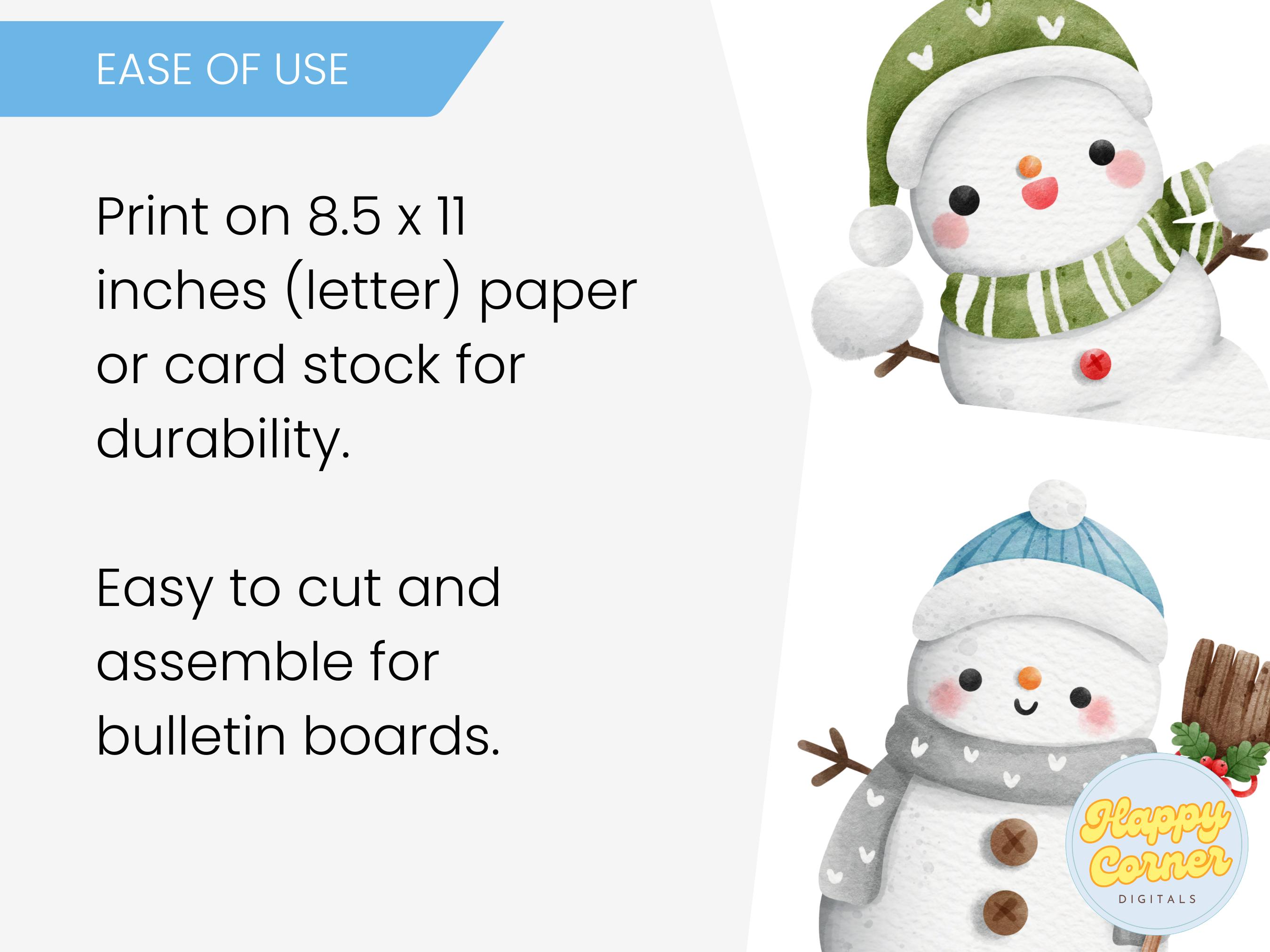 Winter Kindness Bulletin Board Kit Printable Winter Mental Health ...