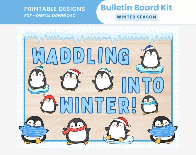 Winter Bulletin Board Kit | Classroom Decor | January Classroom Decor ...