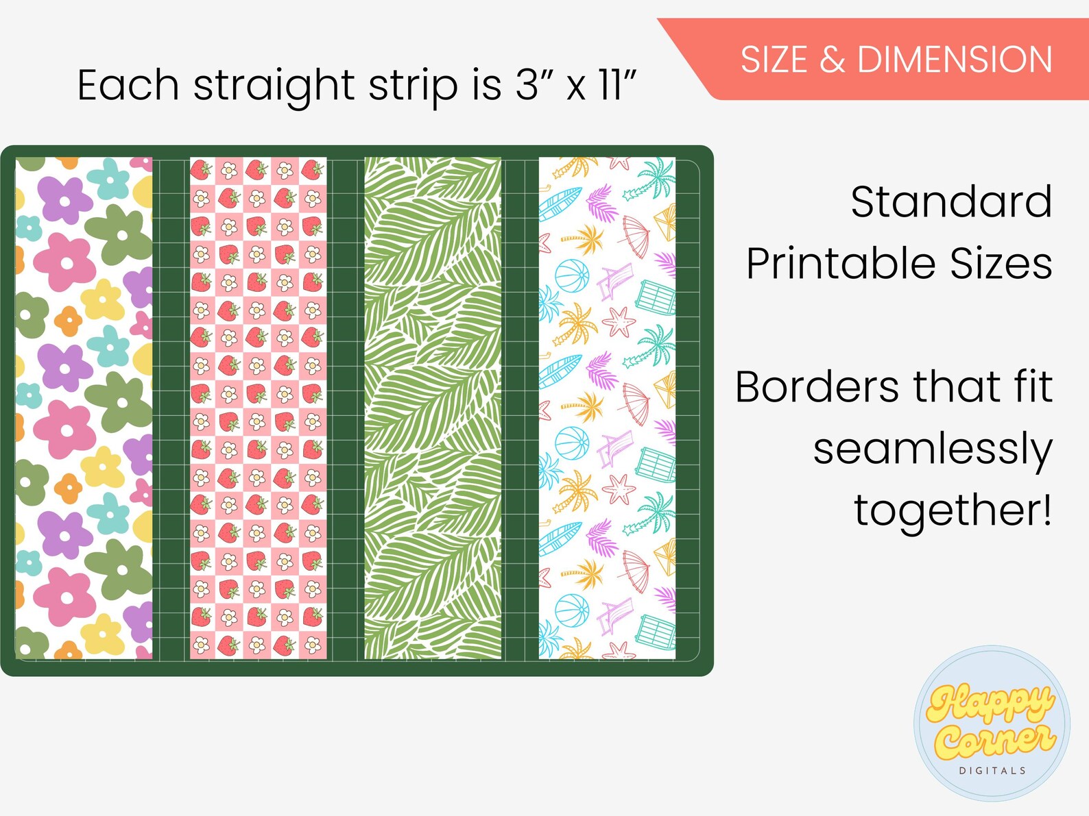 Summer Season Bulletin Board Borders for Classroom Display Printable ...